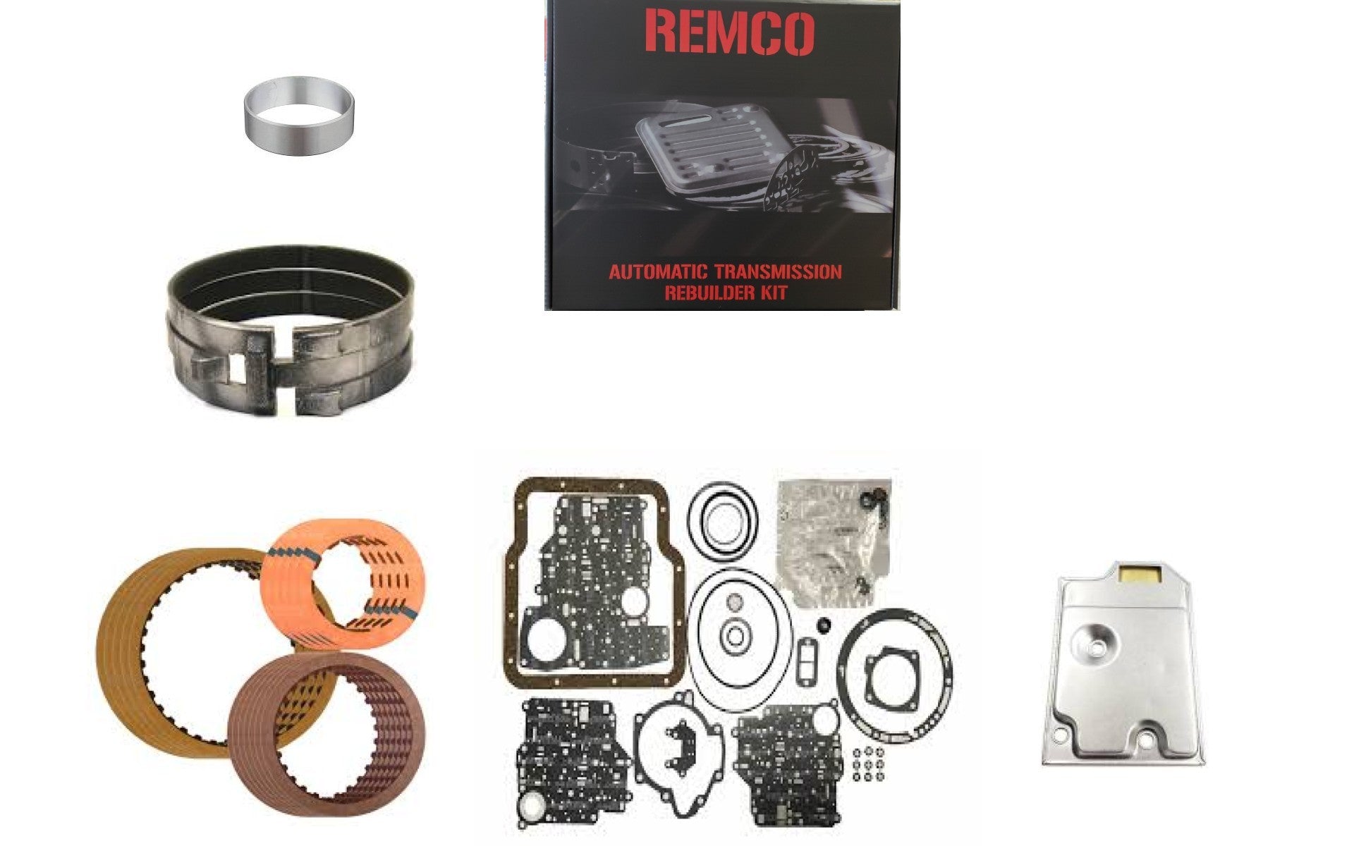 th180 (89-up) transmission rebuilt kit overhault kit clutches and ...